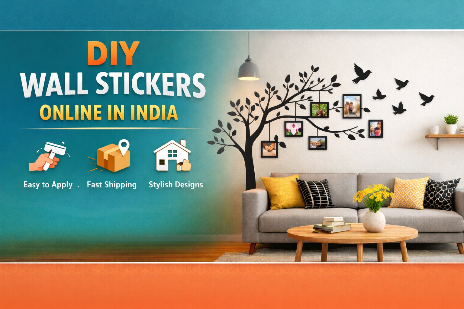 DIY Wall Stickers Online in India | SquirrelPoints – Squirrel Graphics